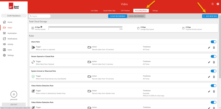 AAA Smart Home Security Welcome Kit - Configure App