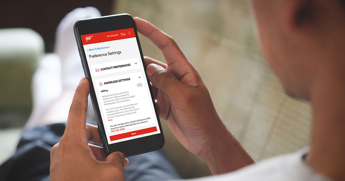 AAA eBilling & Paperless Membership | AAA