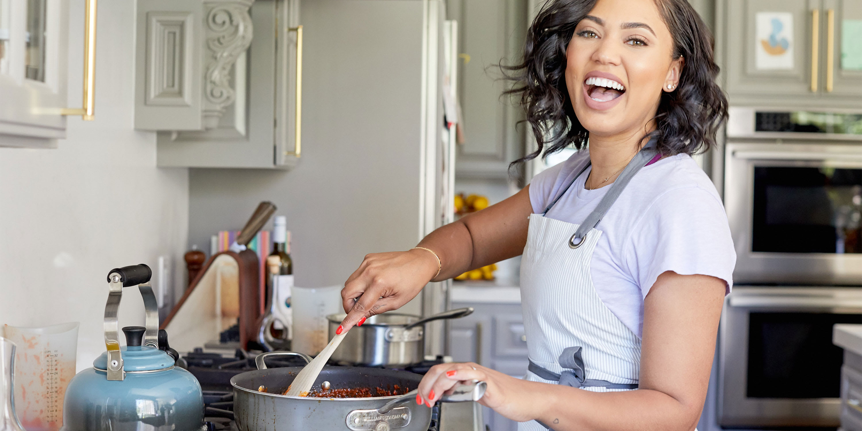 Q&A with Food Network Star Ayesha Curry | Via